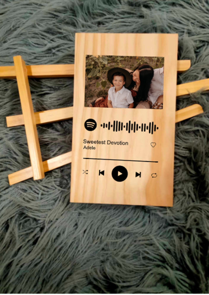 Mother's Day Spotify boards | Wooden - Vinyl It
